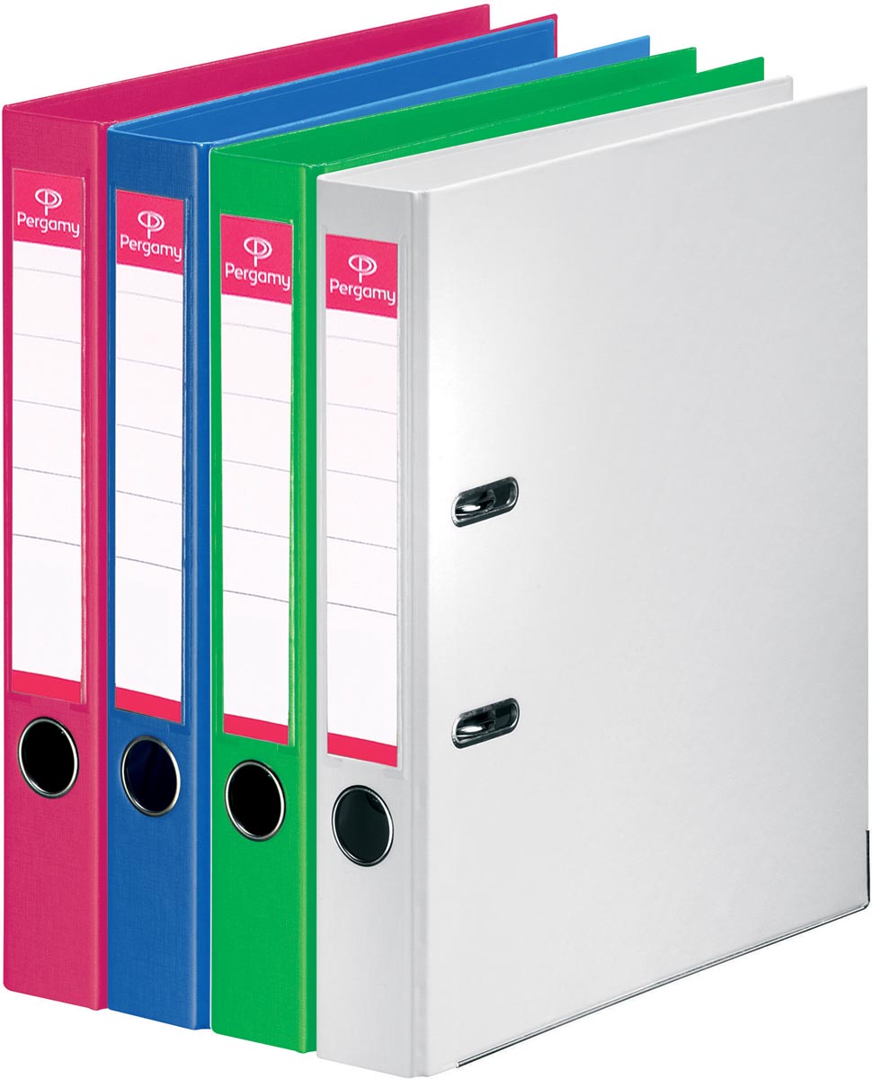 Pergamy ordner, voor ft A4, volledig uit PP, rug van 5 cm ...